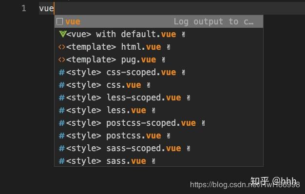 VSCode( VisualStudioCode) 写vue项目一键生成.vue模版修改定义其他模板 - 知乎