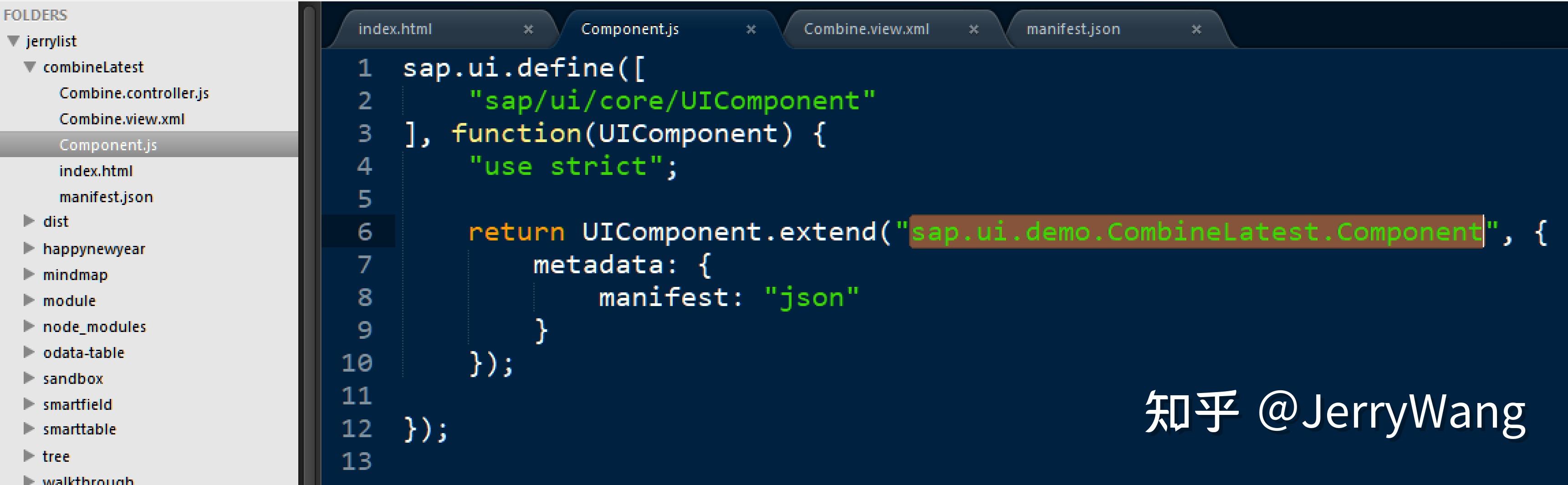 SAP UI5 应用 index.html 里 data-sap-ui-resourceroots 指令的含义和作用 - 知乎