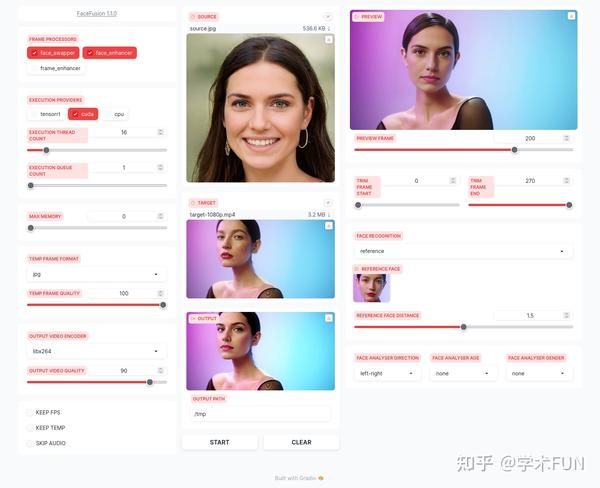 最新换脸软件facefusion汉化版整合包分享及使用教程 - 知乎