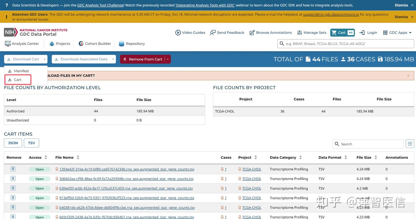 最新最全版TCGA数据下载及合成基因表达矩阵 - 知乎