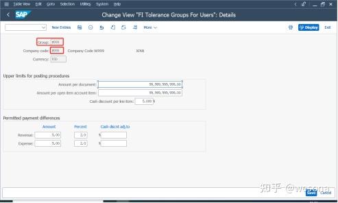 关于SAP中Message no. F5150 &F5103的处理 - 知乎