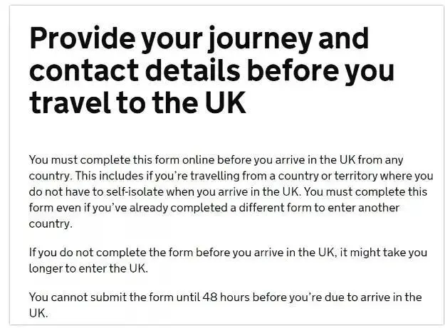 【无忧留学-留学资讯】入境英国 | 英国PLF旅客定位表填写攻略+核酸检测包线上预定流程详细介绍！ - 知乎