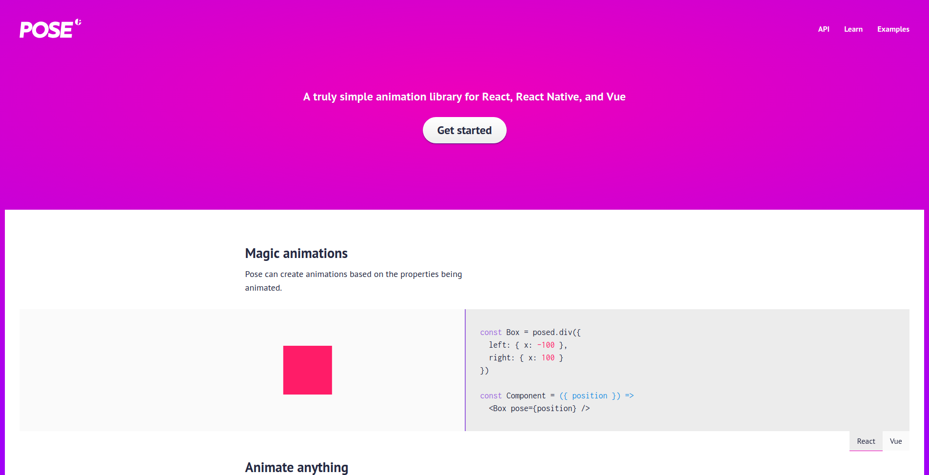 用 react-pose 创建带动画效果的 router 跳转 - 知乎