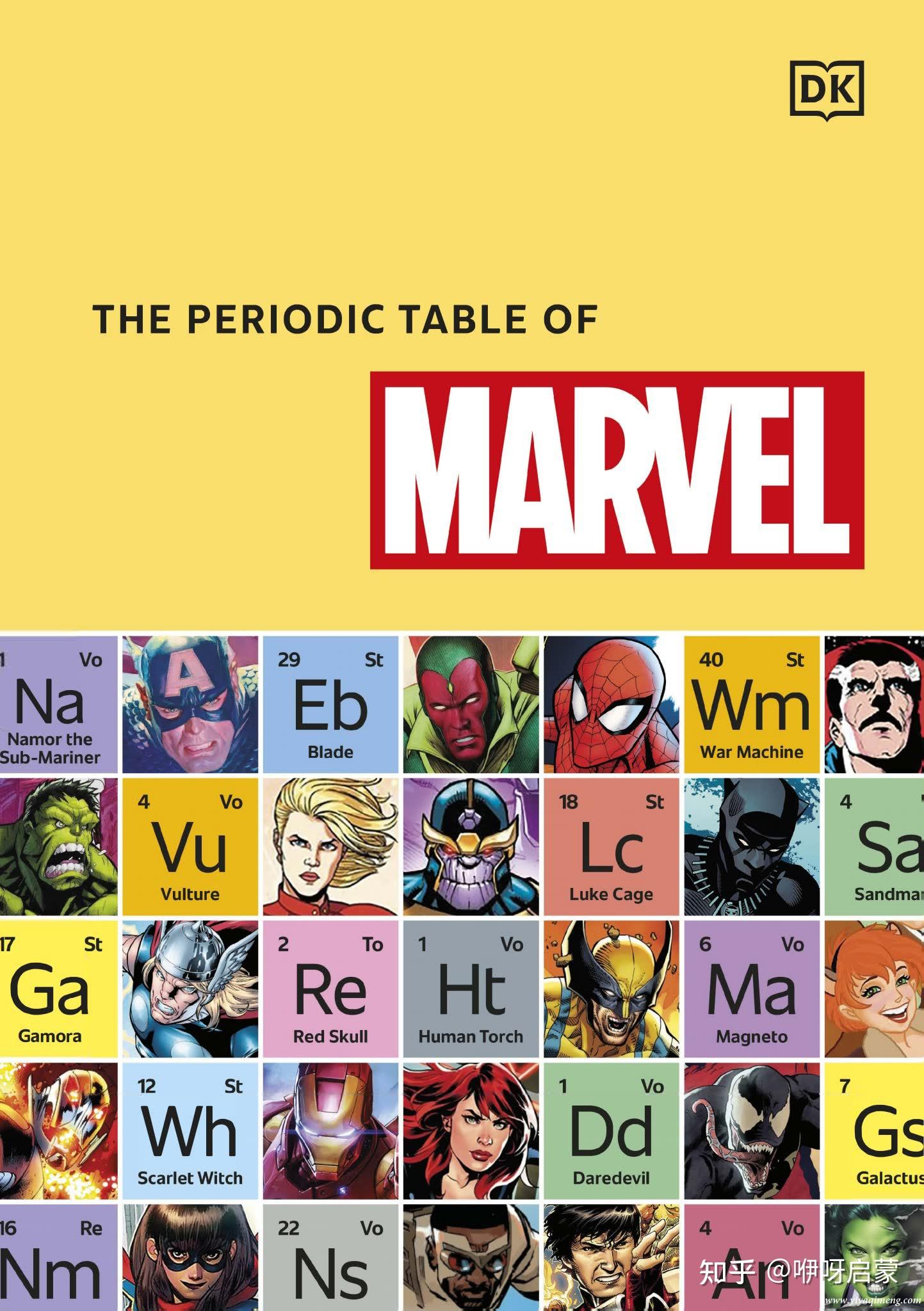 DK英文绘本The Periodic Table of Marvel漫威元素周期表 - 知乎