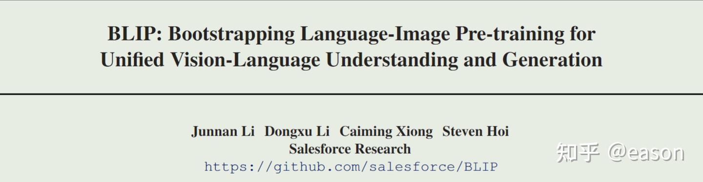 Bootstrapping Language-Image Pre-training for Unified Vision-Language ...