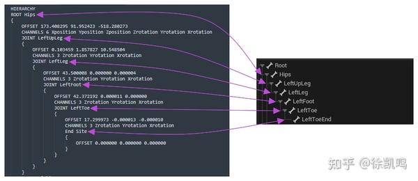 【UE5】给Animation加一点料-格式篇（一）-BVH - 知乎