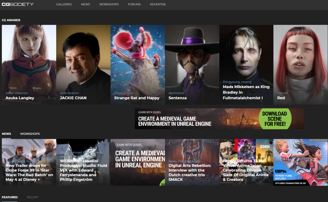 20个CG大佬必备的行业网站 - 知乎