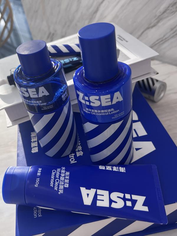 2023好用的国妆男士护肤品推荐——Z：SEA海洋至尊「劲爽型动水律控油水乳洁面套装」测评分享 - 知乎