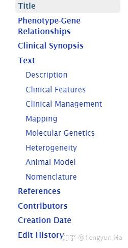 OMIM数据库使用指南 - 知乎