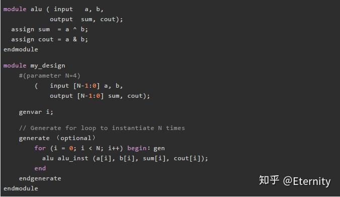 Verilog中generate的使用 - 知乎