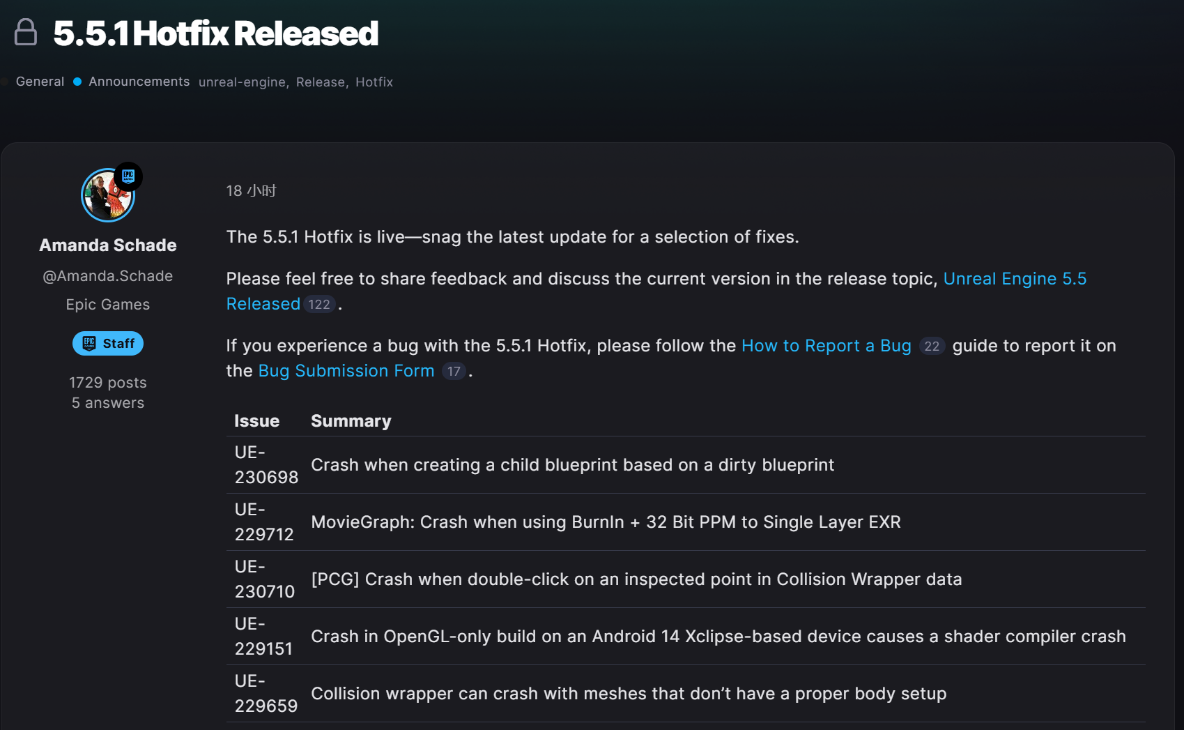 虚幻周报20241211 | UE5.5.1发布 - 知乎