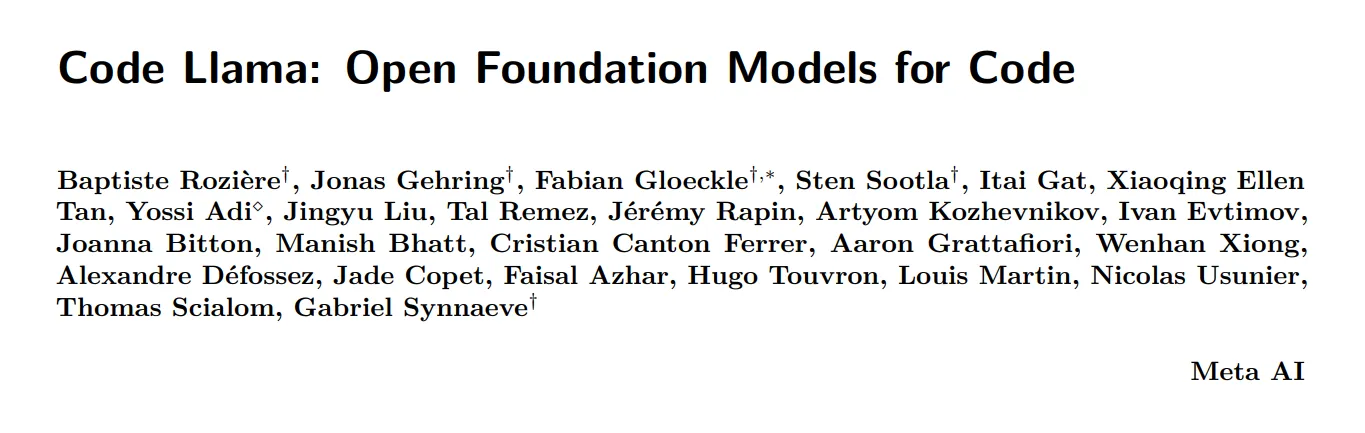 大模型论文解读：Code Llama - 知乎