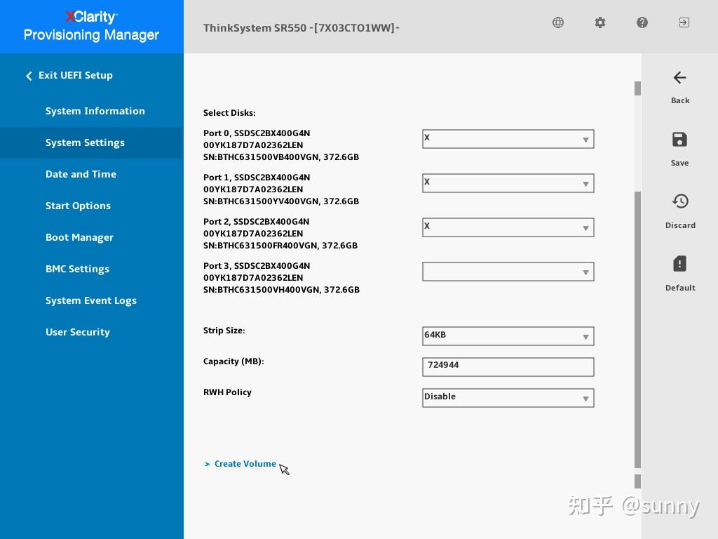ThinkSystem及System x联想服务器配置板载RSTe SATA RAID阵列的基本操作 （转） - 知乎