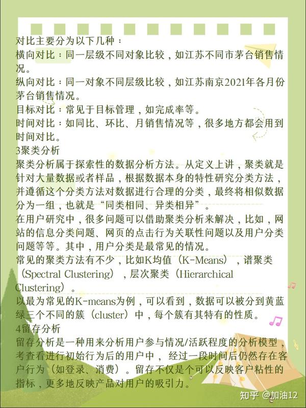 9种最常用的数据分析方法 知乎