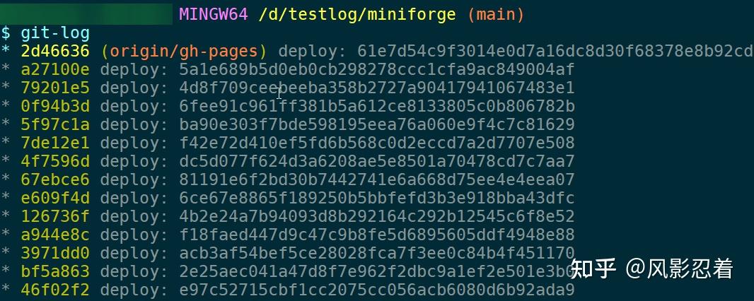 GitHub（三）本地仓库：git log 查看项目历史的 commit 记录 - 知乎