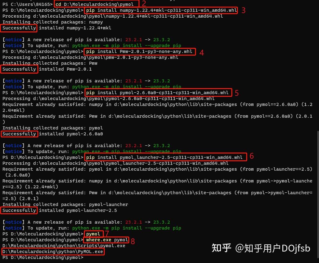 记一次python+pymol成功下载安装笔记 - 知乎