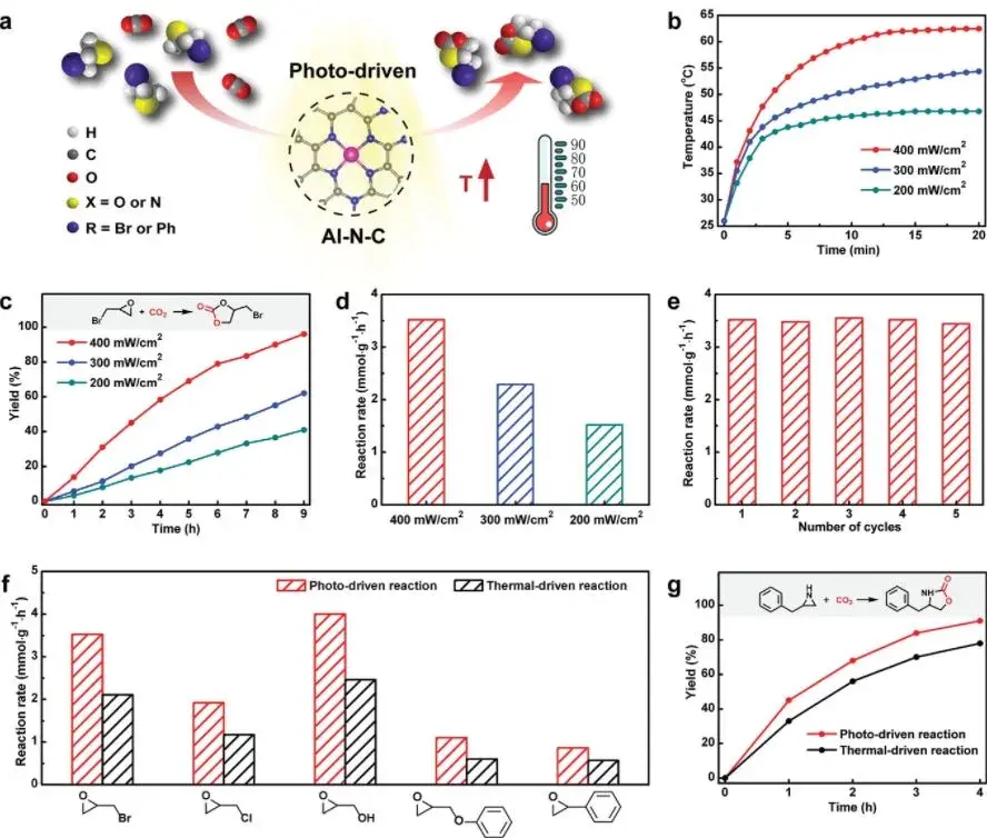 多孔碳上原子分散的高密度Al-N4位点用于高效光驱动CO2环加成 - 知乎
