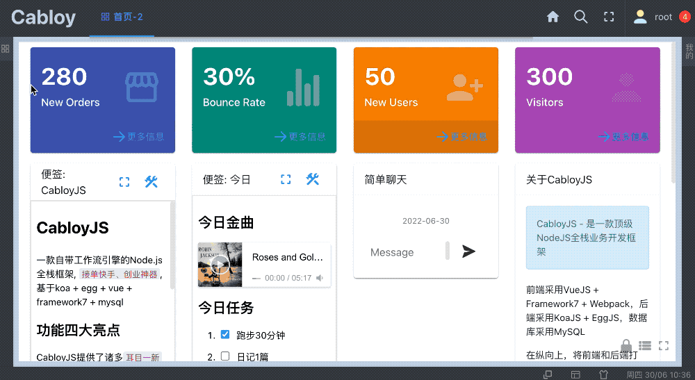 CabloyJS 4.22重磅推出弹出式页面交互风格 - 知乎
