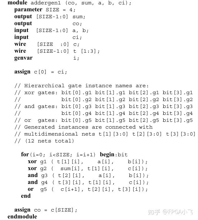 86，Verilog-2005标准篇：循环(loop generate)结构体用法介绍 - 知乎