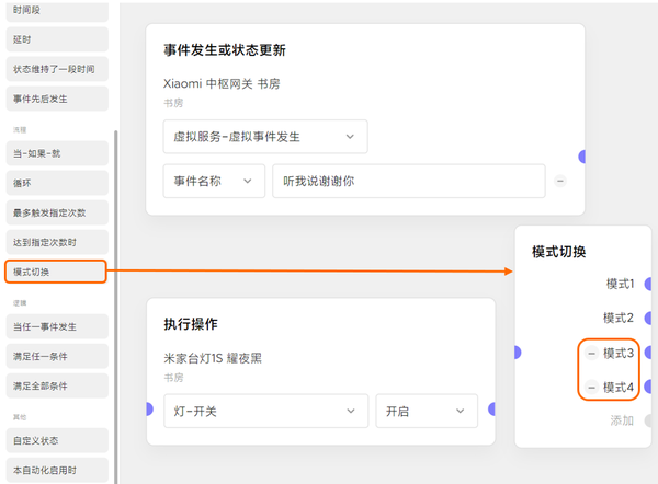 小米米家全屋智能家居小技巧(3)——利用自动化极客版模式切换卡片&中枢网关虚拟事件，完美实现智能开关对灯具状态的循环控制 - 知乎