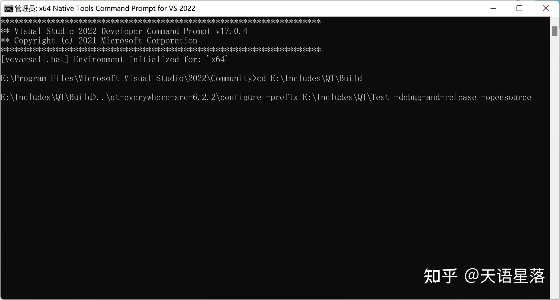 WIN11环境下使用VS2022编译并部署QT6.2.2 - 知乎