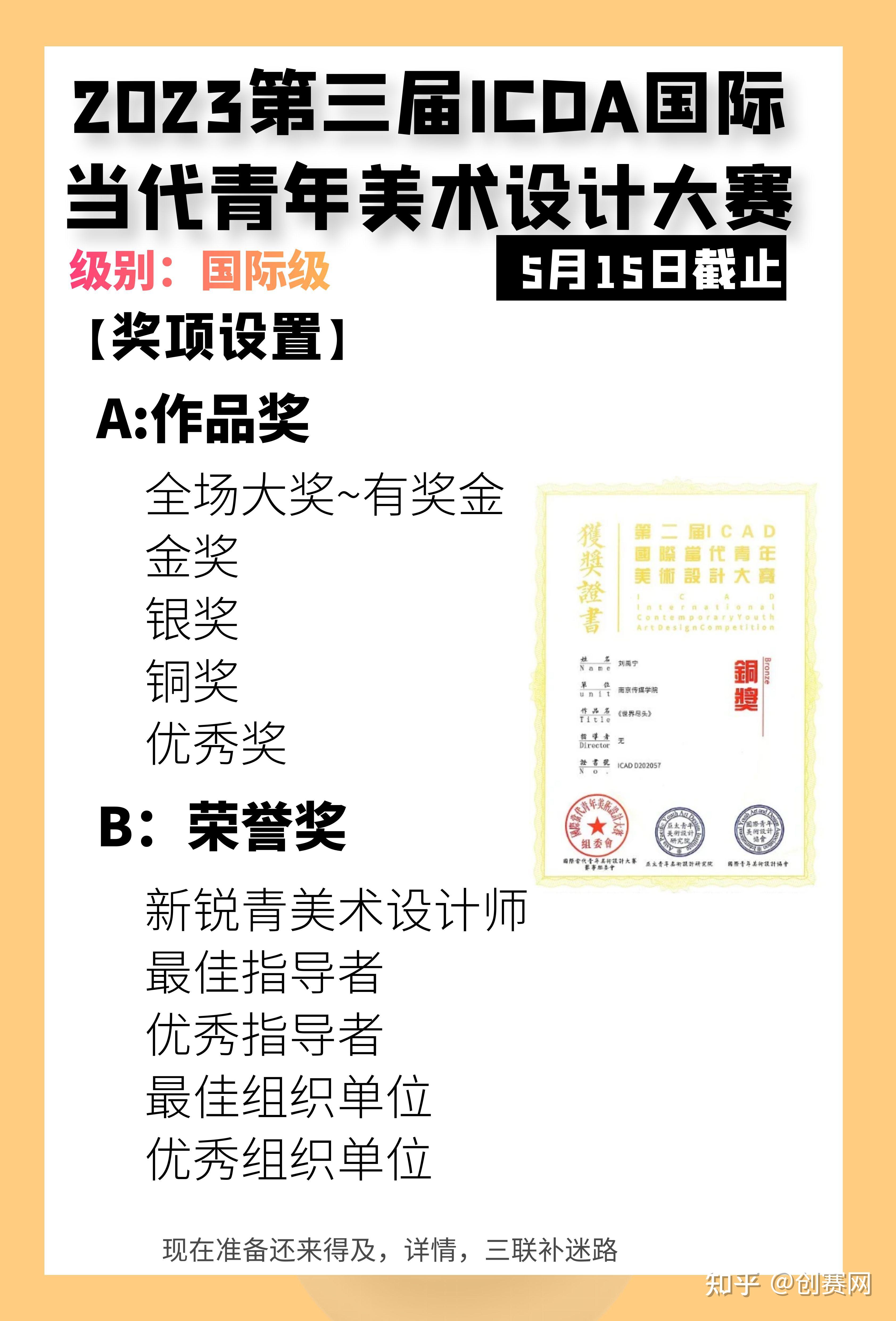 期末加综测|容易获奖的ICDA青年设计大赛 - 知乎