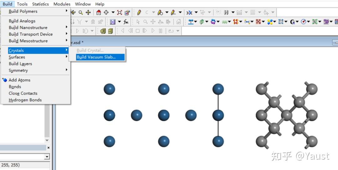 Materials Studio入门到精通【16】简单界面模型的建立 - 知乎