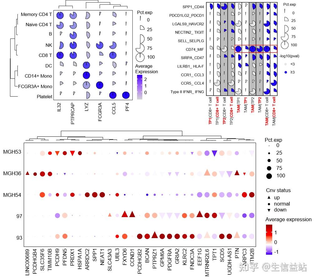 Seurat::Dotplot 美化—单细胞绘图美化工具推荐（三） - 知乎