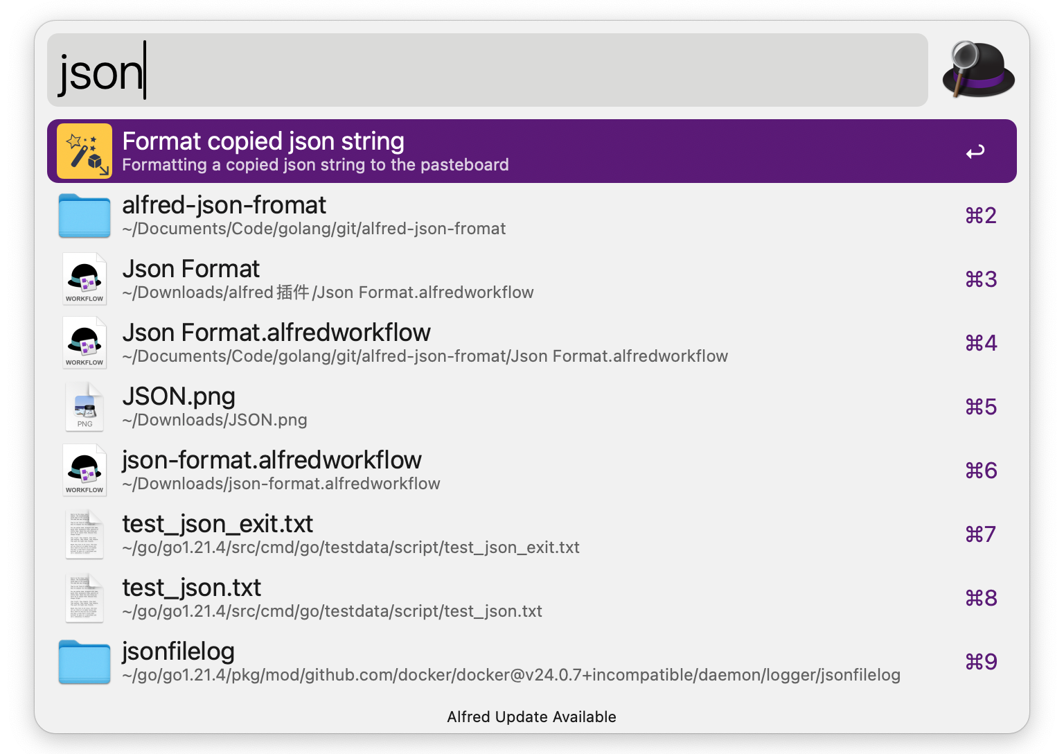推荐一个 Alfred 工作流，用于格式化 json。 - 知乎