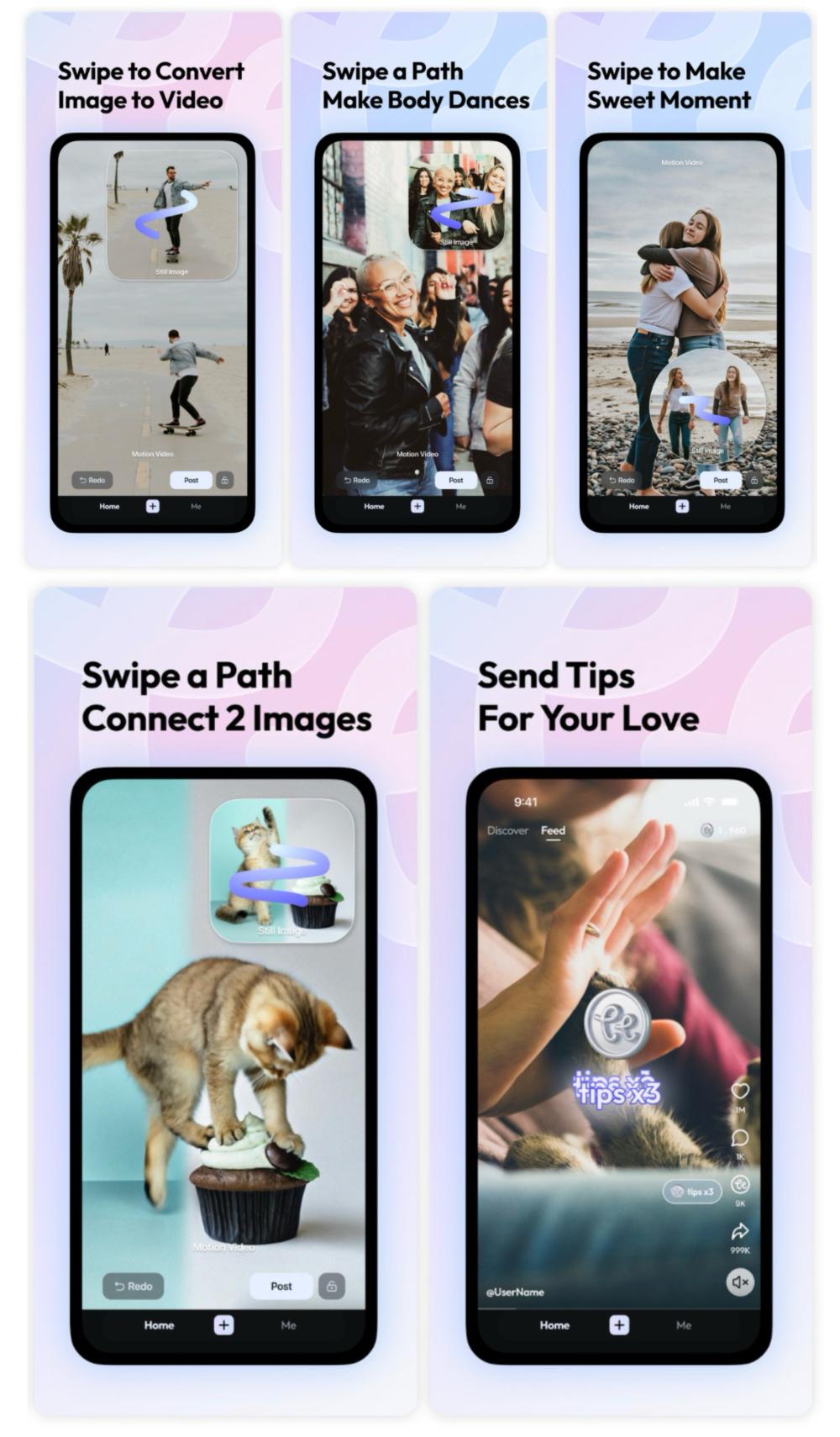 前商汤骨干做出AI视频黑马TipTap，照片一划就动，海外Z世代玩疯了 - 知乎
