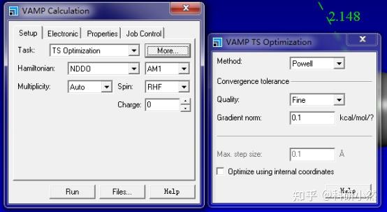 【科研干货】MS软件量子化学模块VAMP 介绍和使用 - 知乎