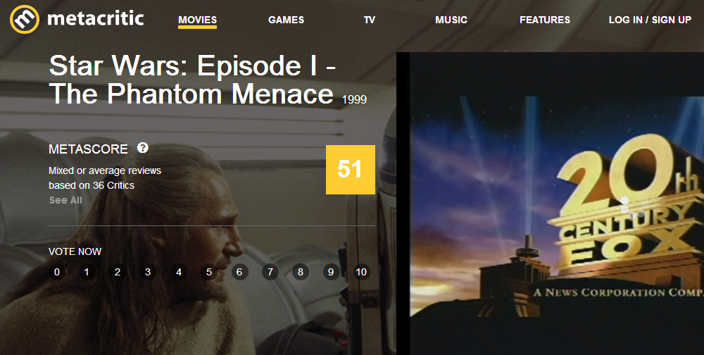 星球大战（Star Wars）系列电影口碑和票房统计 - 知乎