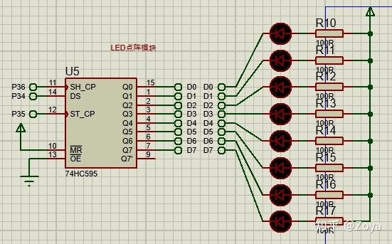 【51单片机系列】74HC595实现对LED点阵的控制 - 知乎