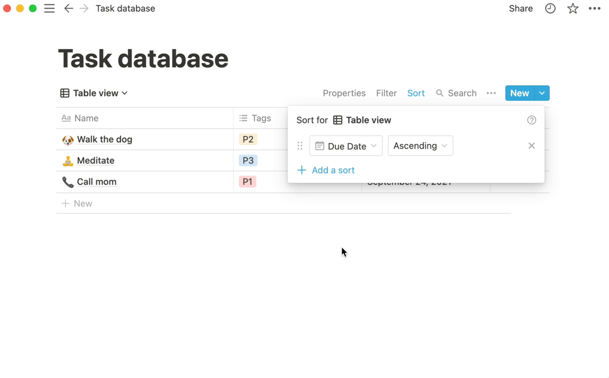 Notion使用教程3：创建数据库 - 知乎