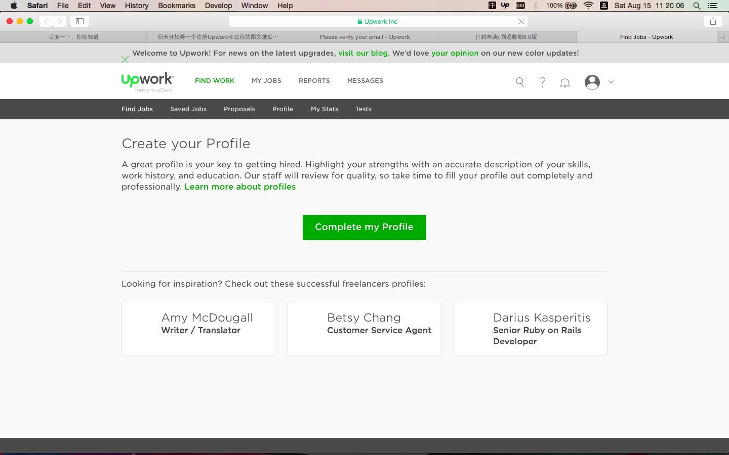 Upwork接单教程（十三）- 注册Upwork平台Freelancer账号 - 知乎