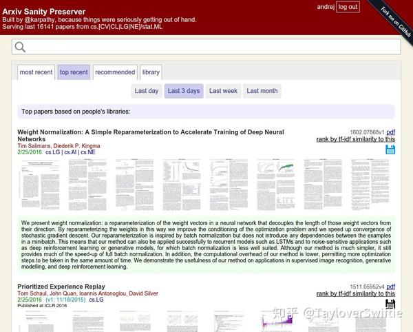 arxiv-sanity-preserver介绍 - 知乎