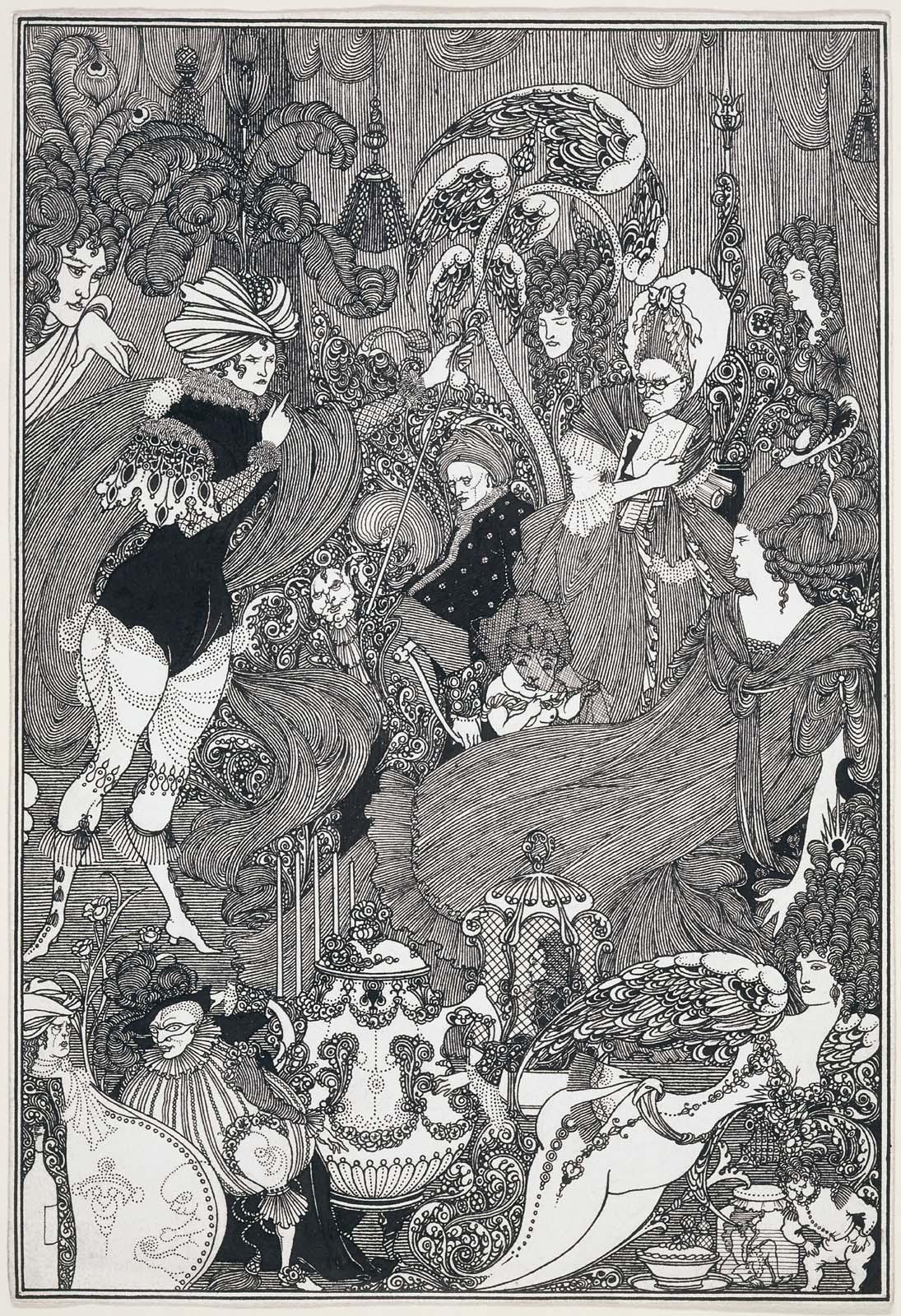 如何评价比亚兹莱（Aubrey Beardsley）？ - 知乎