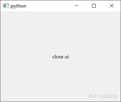 PySide6中QTimer的用法 - 知乎