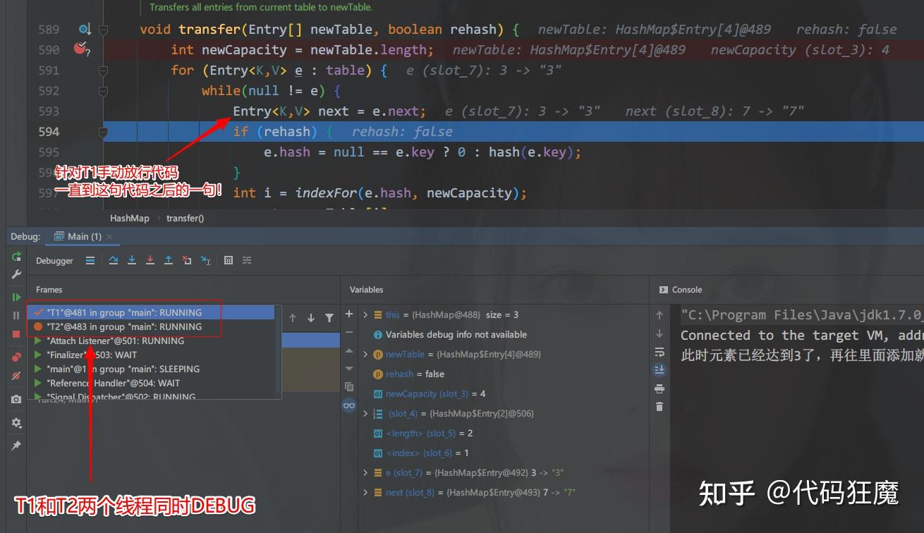 5张图讲明白JDK1.7下的HashMap死循环（原理+实战) - 知乎
