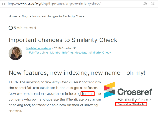 英语论文查重系统到底选IThenticate还是Turnitin好些啊？ - 知乎