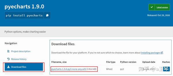 anaconda 中安装pyecharts (No module named 'pyecharts'） - 知乎