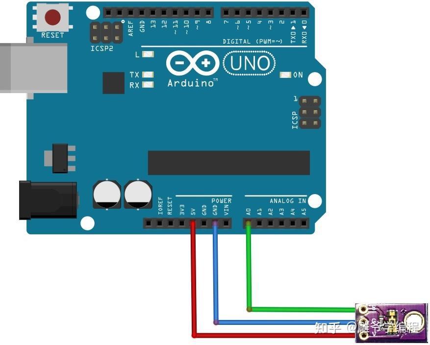 【雕爷学编程】arduino动手做(162) Opt101模拟光照传感器模块 知乎
