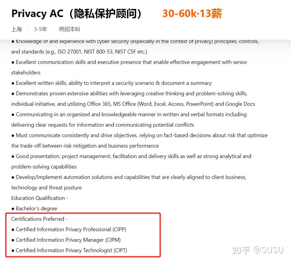 CIPP、CIPM、CIPT该如何选择？ - 知乎