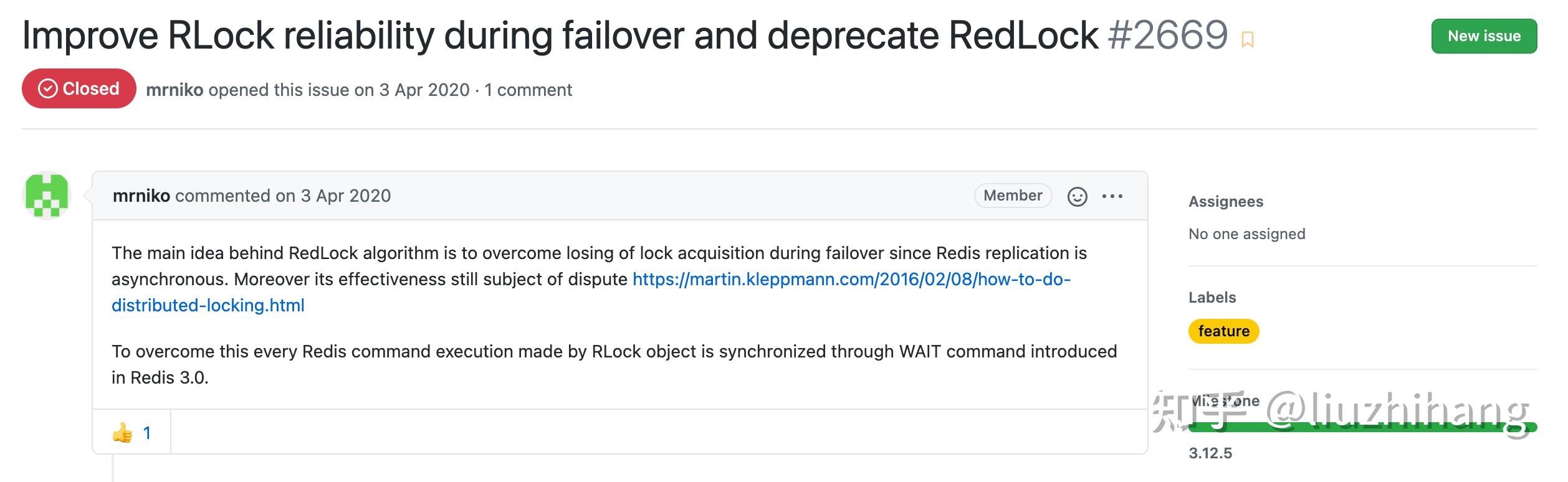 Redisson 分布式锁源码 09：RedLock 红锁的故事 - 知乎