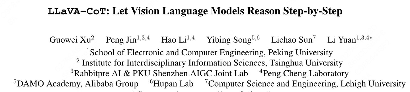 LLaVA-CoT：提升多模态大模型的CoT推理能力 - 知乎