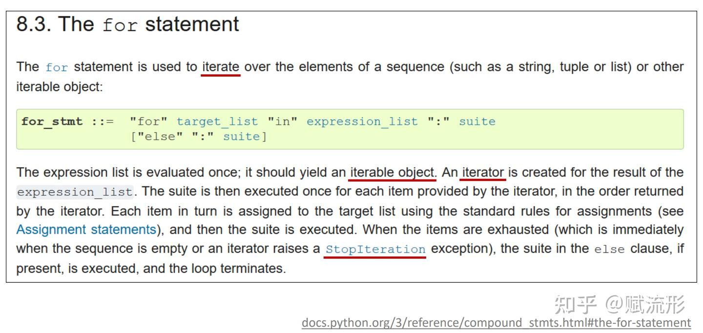 备忘：__iter__() 与 __next__() 方法 - 知乎