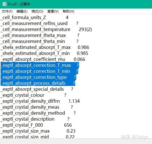 Olex2读取abs文件 - 知乎