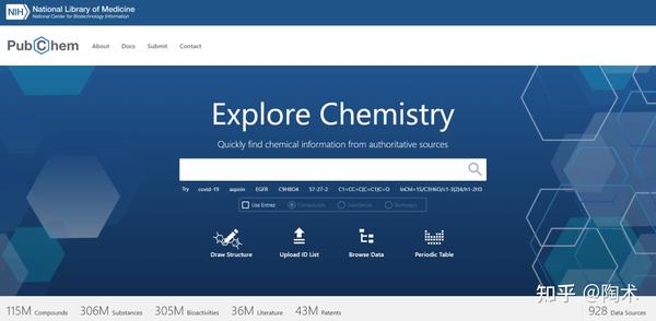 小分子实用信息查询网站有哪些？——陶术化合物库 - 知乎