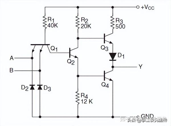 9种TTL电路使用方法，工作原理 +电路图，通俗易懂，几分钟就搞定 - 知乎
