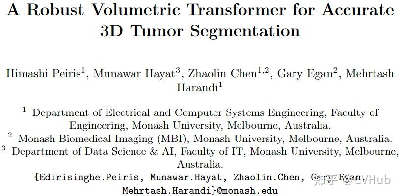 MICCAI 2022 | VT-UNet: 基于 3D UNet 架构的 Transformer 医学图像分割开篇之作！ - 知乎